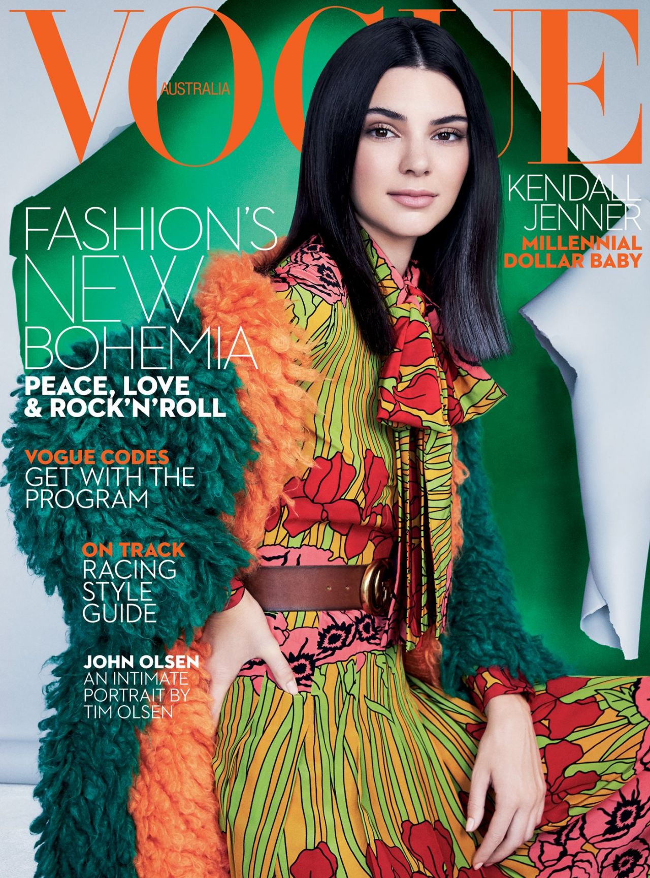 Kendall Jenner Vogue Magazine Australia October 2016 Issue CelebMafia